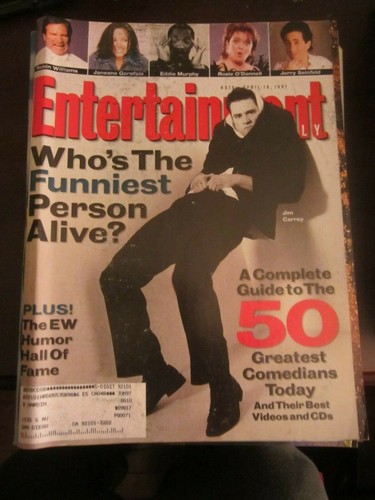 Entertainment Weekly Magazine April 1997 Jim Carrey 50 Greatest ...