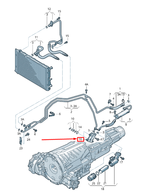 Original Audi S4 8k (a4) Avant Getriebebefülluer 0B5325129B for sale ...