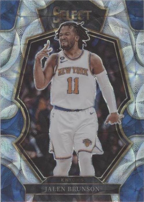 2022-23 Panini Select - Premier Level Jalen Brunson #122 Scope Prizm ...