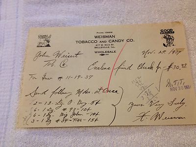 Tobacco Sales Receipt Document Kentucky Auction Original | eBay