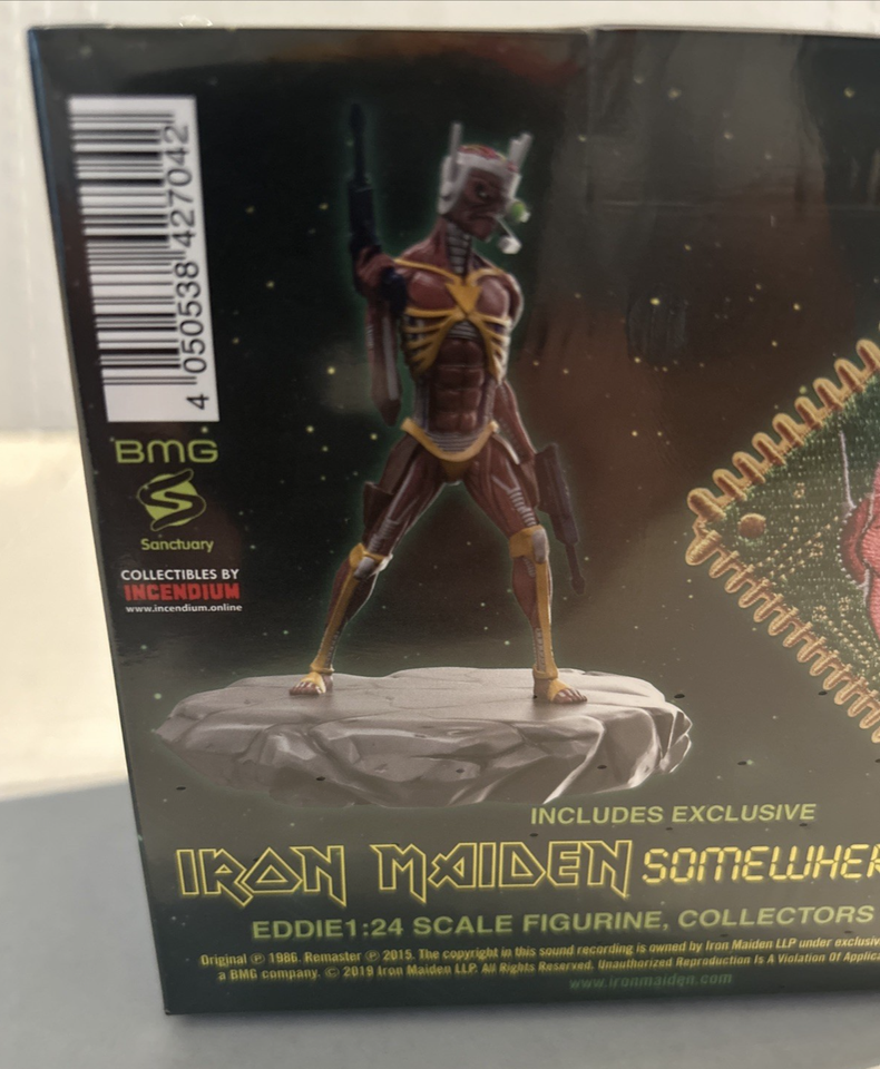 *SEALED* IRON MAIDEN -SOMEWHERE IN TIME-2015 CD BOX SET W/EDDIE ...