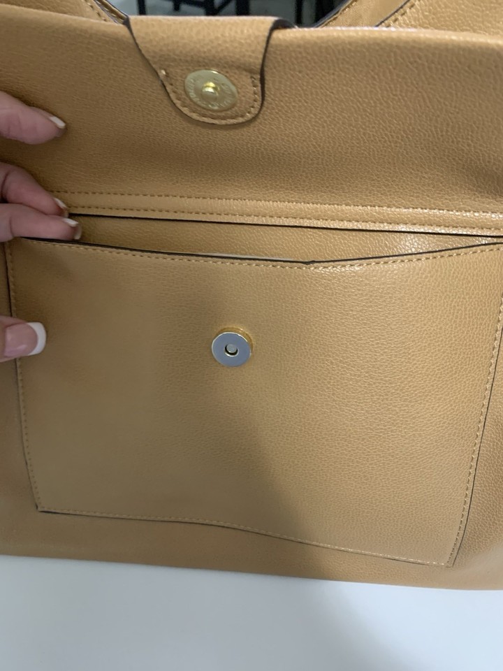 purses and handbags,Liz Claborne new with tags, camel color, over the ...