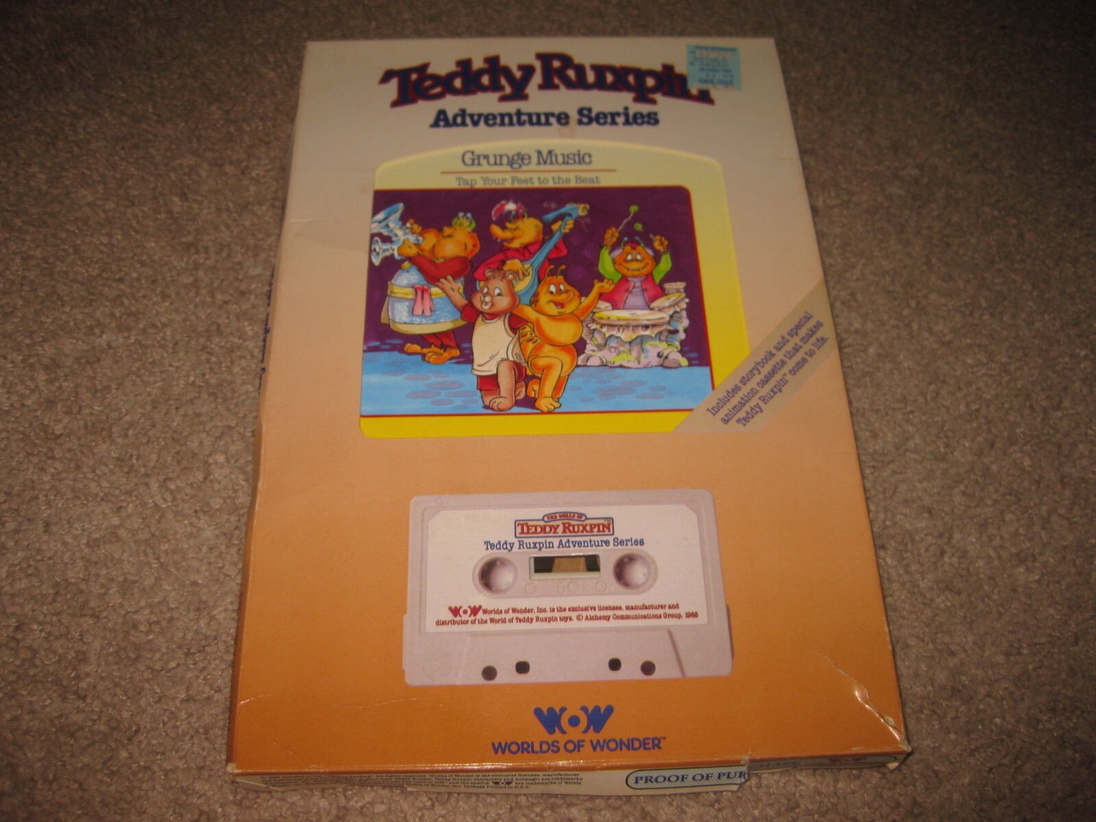 Worlds of Wonder: TEDDY RUXPIN - Grunge Music in box - Book and Tape ...