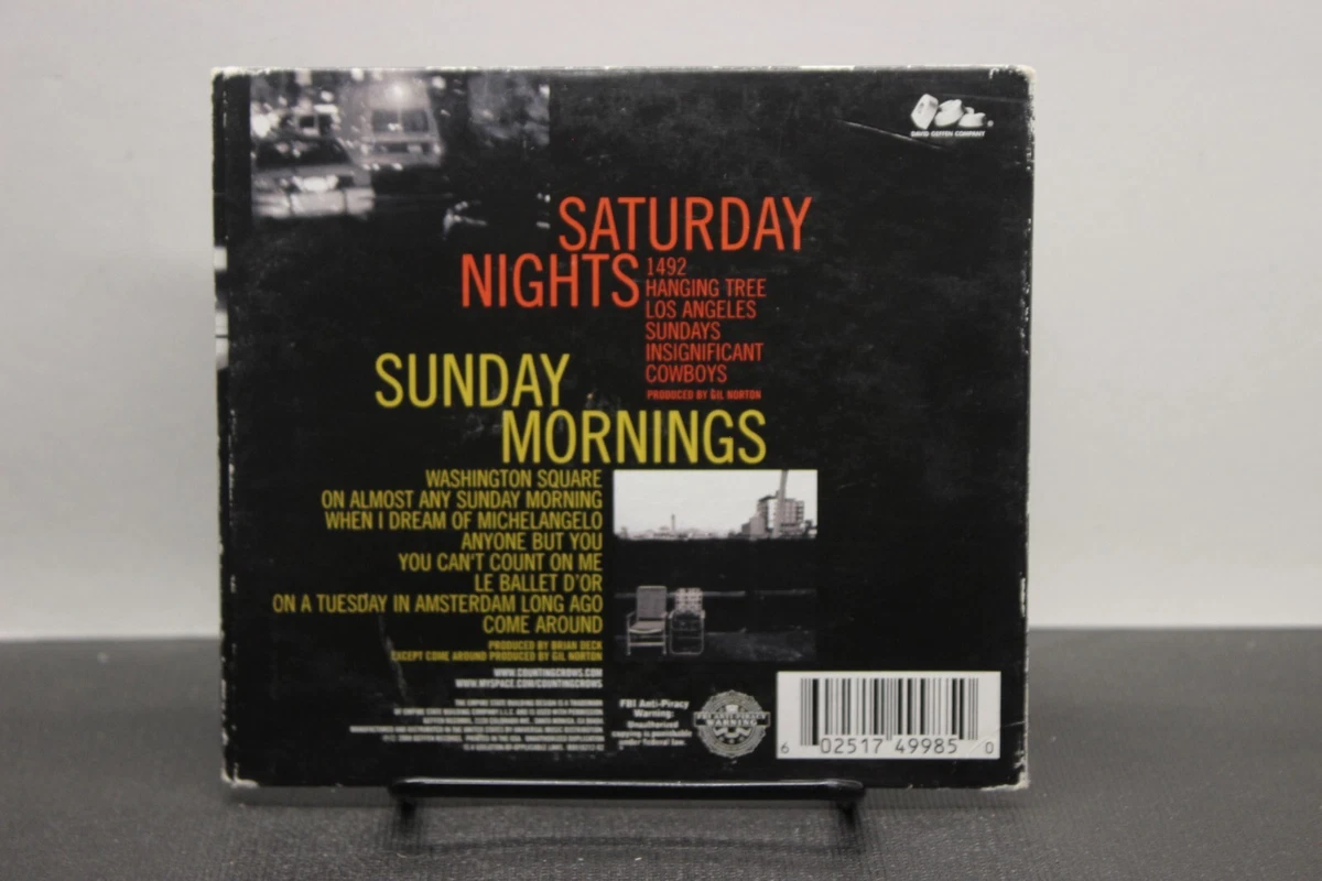 Counting Crows Saturday Nights And Sunday Mornings