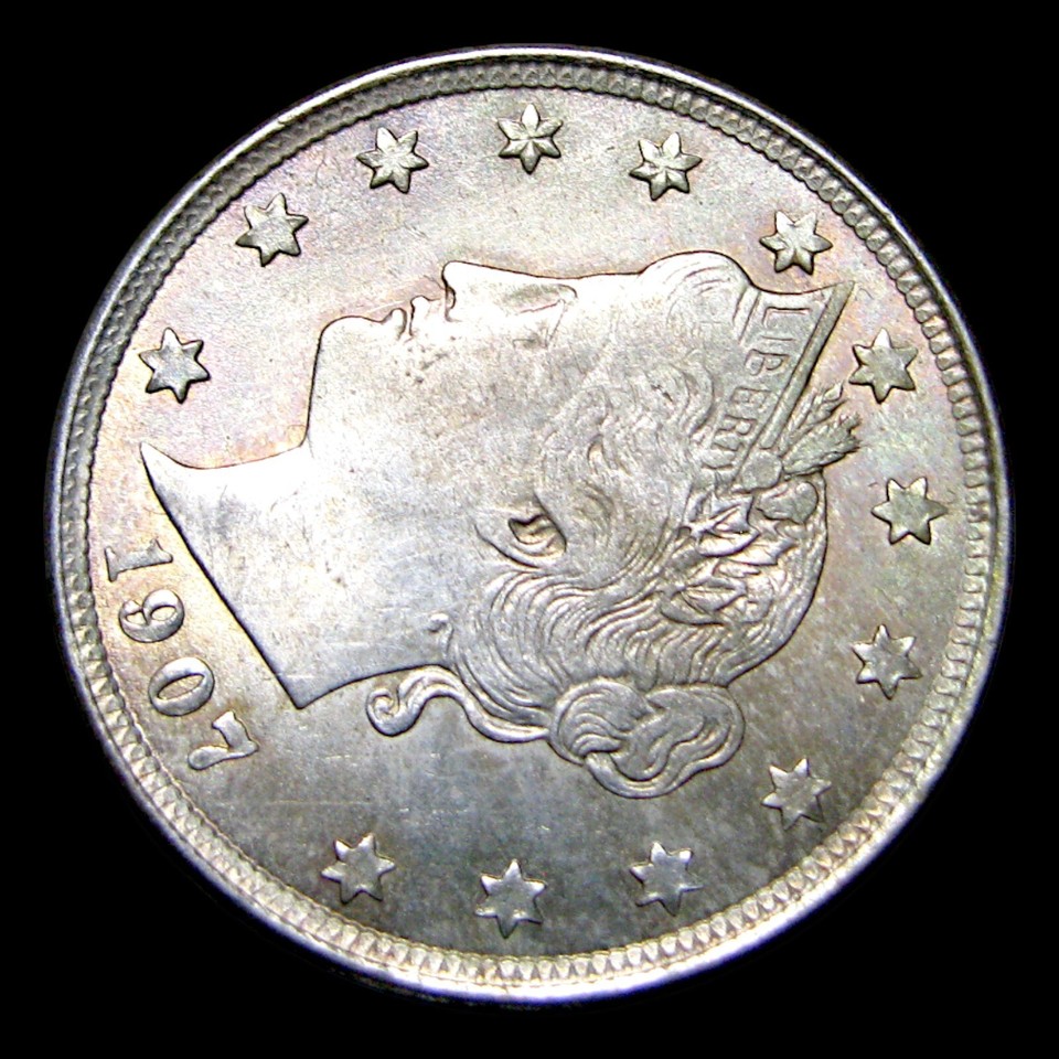 1907 Liberty V Nickel ---- Stunning Coin ---- #018S | eBay