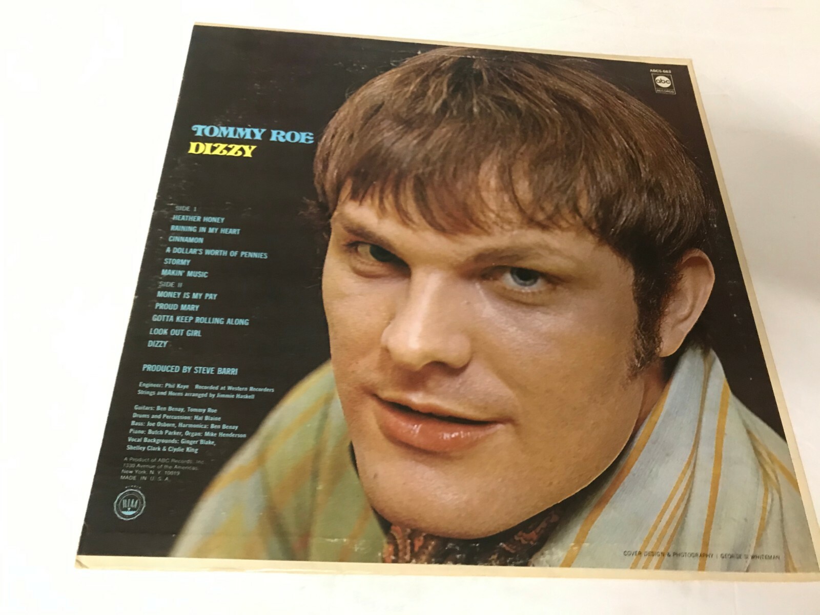 Tommy Roe Dizzy Rock Record lp original vinyl album | eBay