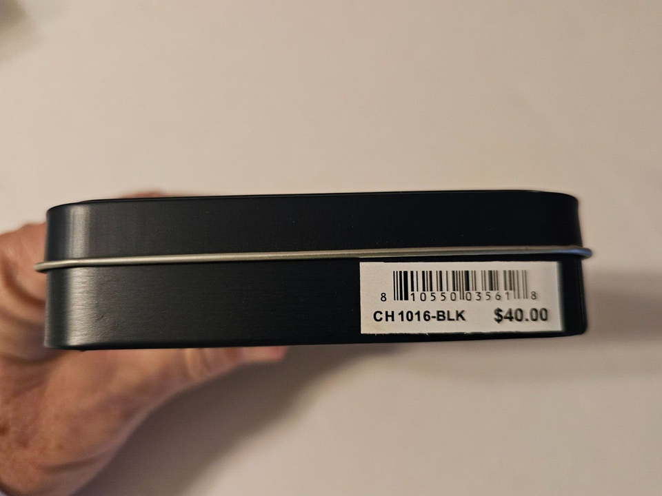 Chaps Ralph Lauren Men's Black Leather Billfold Wallet RFID Blocking ...