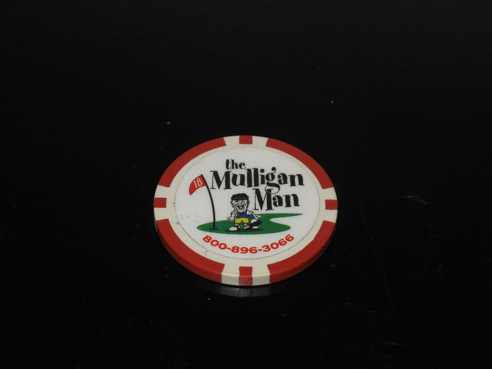 Mulligan Man Promotional Poker Chip. Collectible or Golf Ball Mark? | eBay