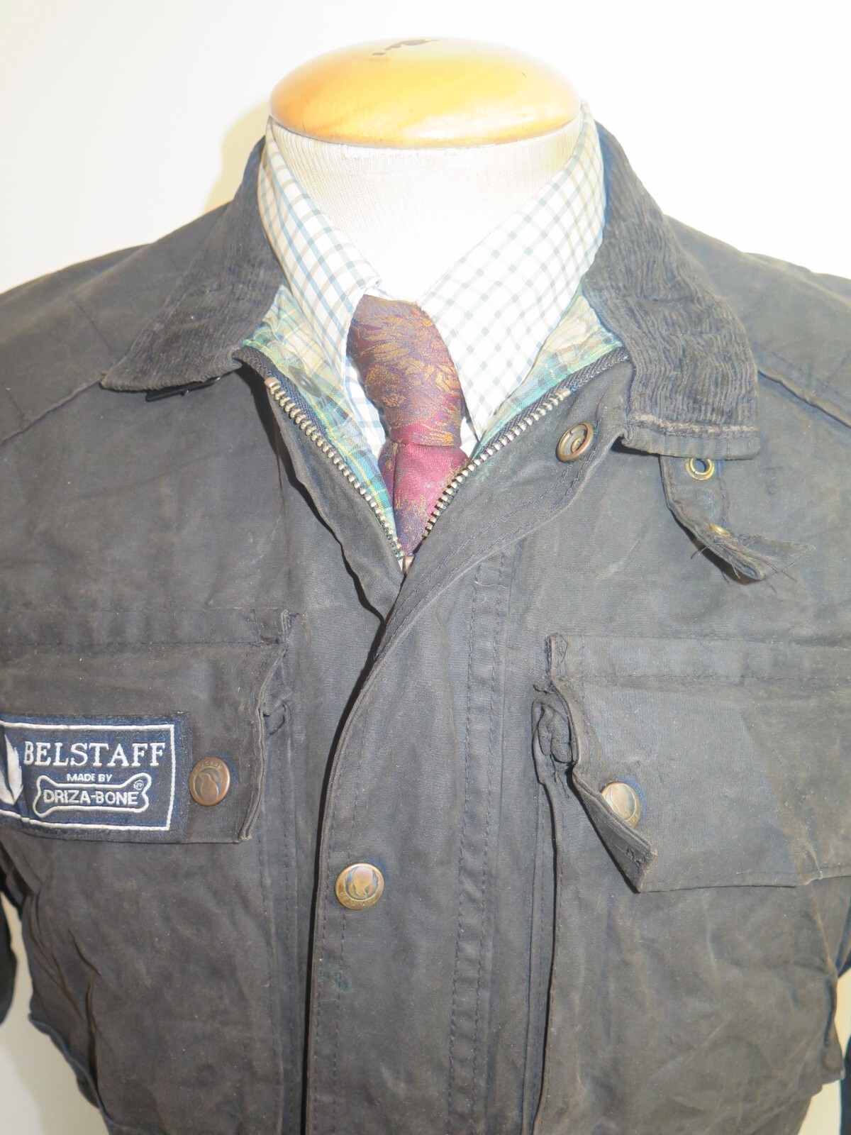 Vintage Belstaff Driza-Bone Trialmaster Motorcycle Waxed Jacket M 40 ...
