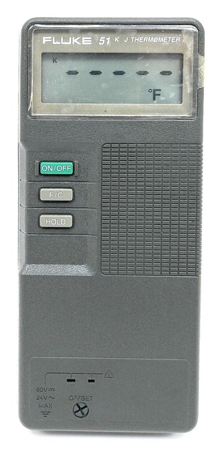 Fluke 51 K/j Digital Handheld Thermometer & Probe A2 for sale online | eBay