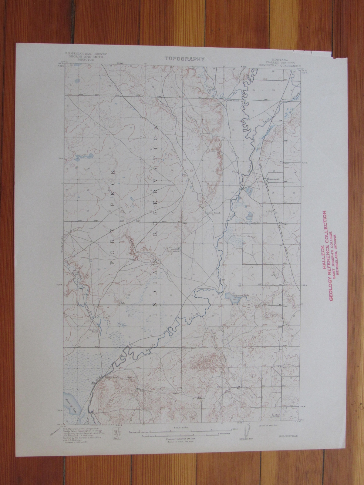 Homestead Montana 1914 Original Vintage USGS Topo Map | eBay