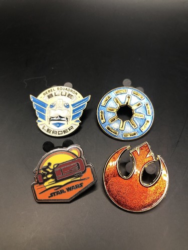 Lot Of 4 Star Wars Disney Pins Emblems Rebel Alliance Symbol Force ...