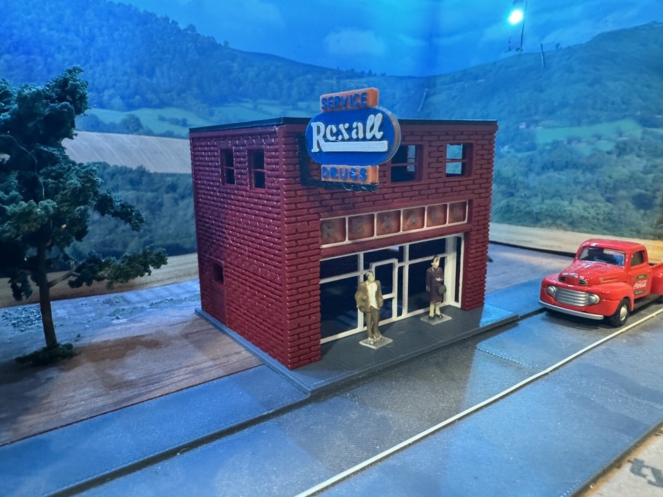 HO Scale “Rexall Drug Store” | eBay