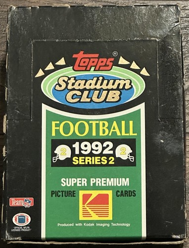 1992 Topps Stadium Club Football Series 2 Wax Box 36 Packs 540 Cards ...