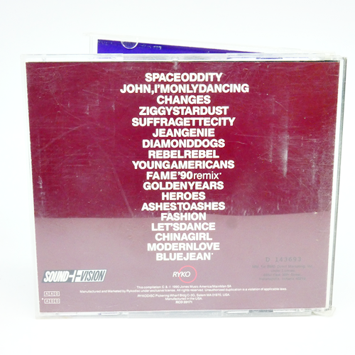 Changesbowie by David Bowie (CD, Mar-1990, Ryko Distribution) Good Cond ...