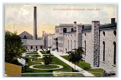 1908 LINCOLN, NE Postcard- COURT YARD STATE PENITENTIARY NEB | eBay