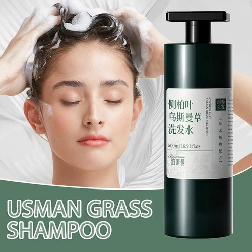 Usman Grass Shampoo nourishes hair strands, controls hair and fluffy ...