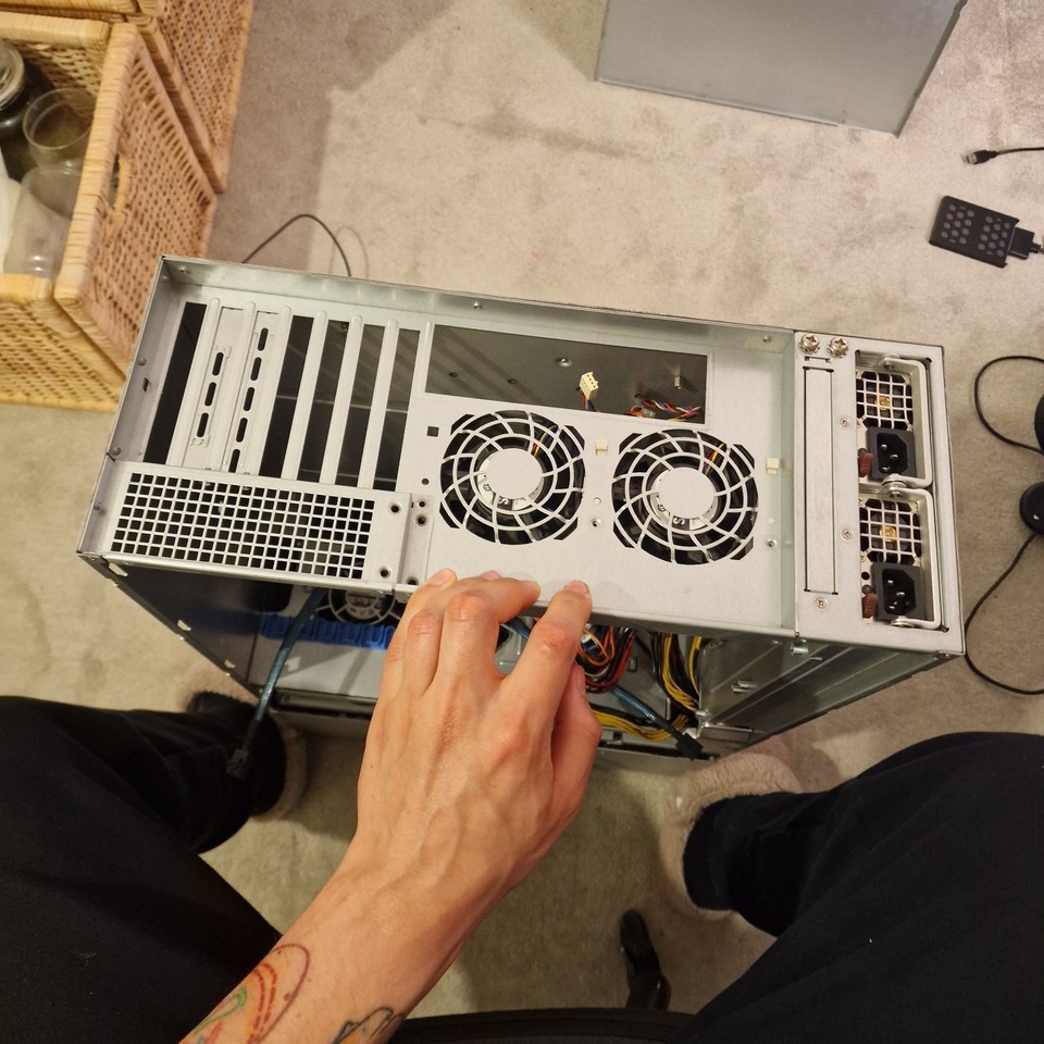 Supermicro CSE-846 Server Chassis + Quiet PSUs PWS-920P-SQ + 3D Printer ...