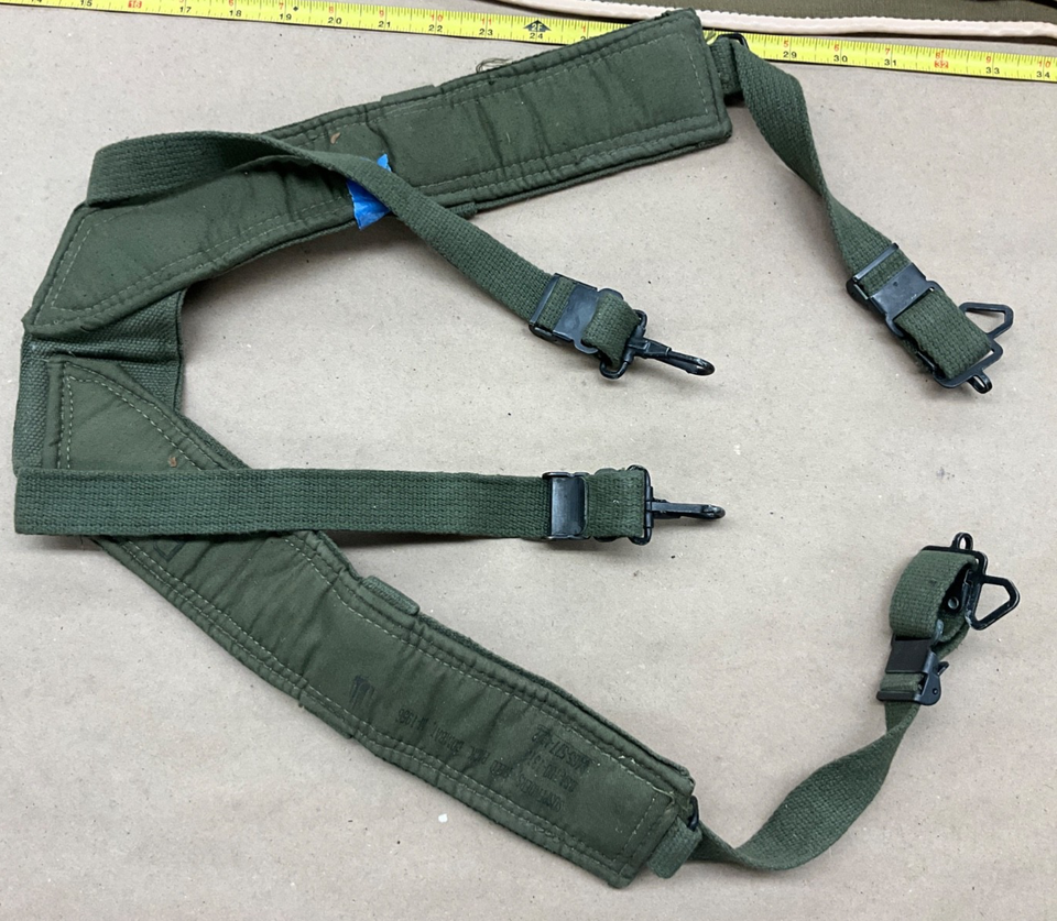 RANDOM LOT USGI MILITARY WAREHOUSE SURPLUS CANVAS CAMO POUCHES SLINGS ...