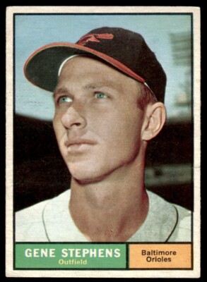 27044* 1961 Topps # 102 Gene Stephens Baltimore Orioles Vg-Ex | eBay