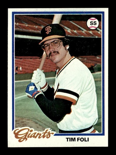1978 Topps #167 Tim Foli San Francisco Giants NM-MT Baseball Card *J943 ...