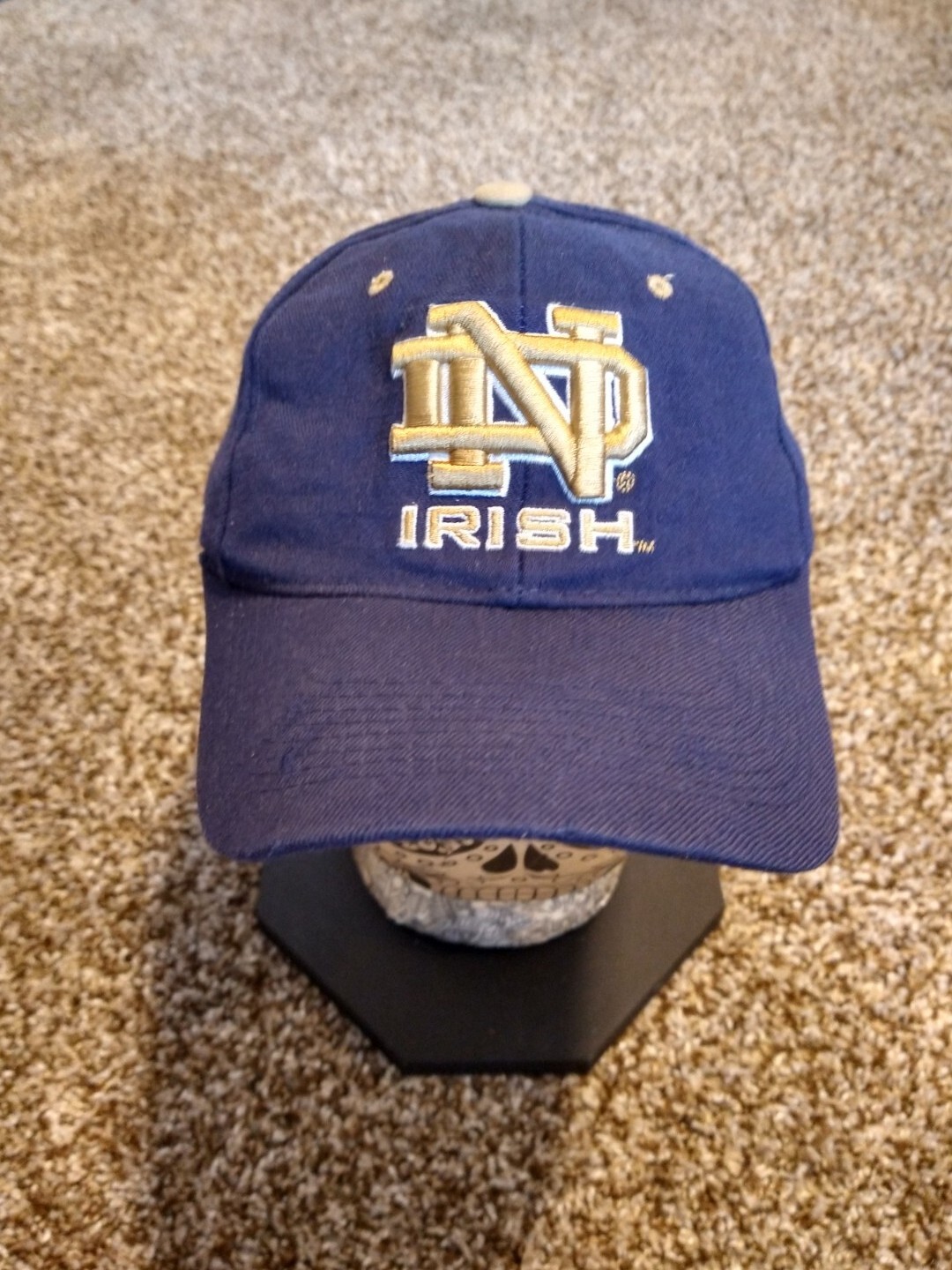 Zephyr Notre Dame Fighting Irish Fitted Hat Embroidered ND & Shamrock ...