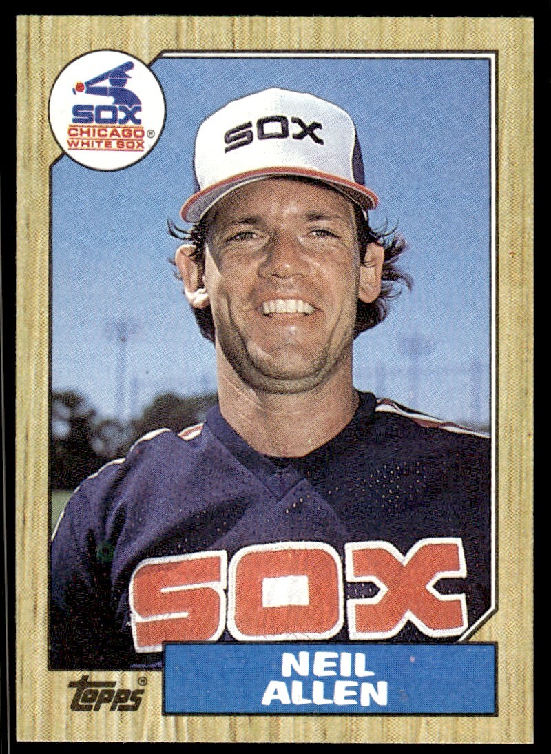 1987 Topps Baseball Card Neil Allen Chicago White Sox #113 | eBay