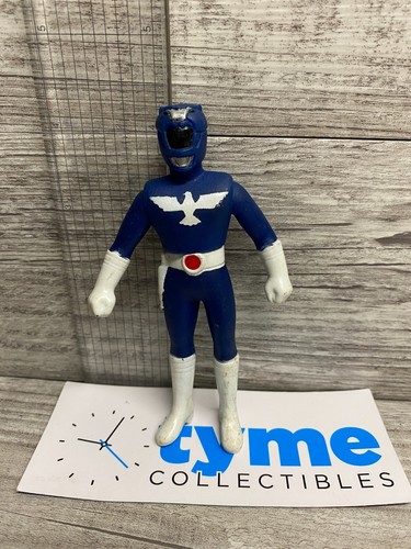 Vintage Knock Off PVC MMPR Blue Ranger Rare Vintage 90's Power Rangers ...