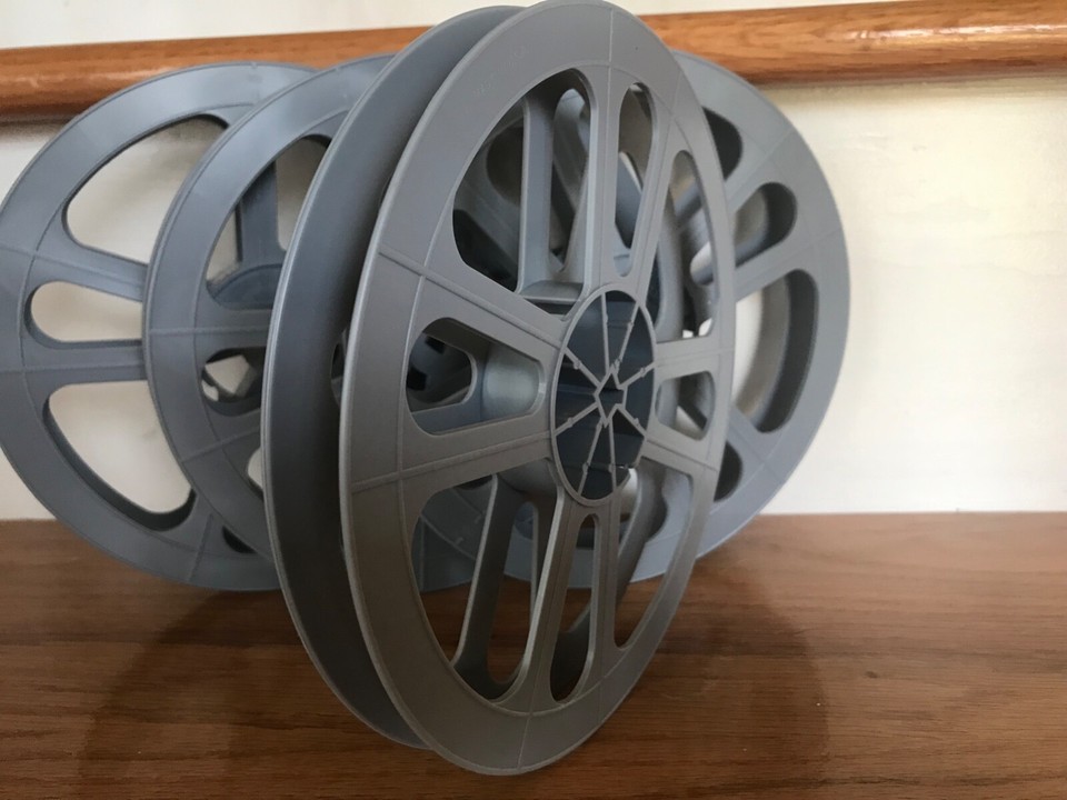 16mm 400 ft. BRAND NEW Grey Plastic Movie Film Reels - 4-Reel Pack 16mm ...