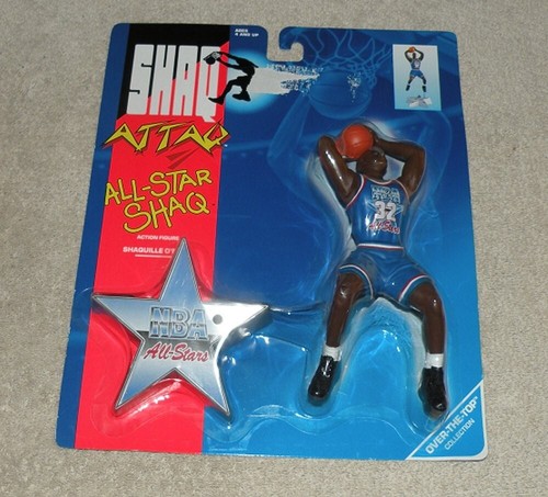 Vtg 93 Kenner Shaq Attaq All-Star Shaq Shaquille O’Neal Action Figure ...
