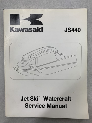 1982 TO 1983 KAWASAKI JS440 JET SKI SERVICE MANUAL 99963-0054-02 | eBay