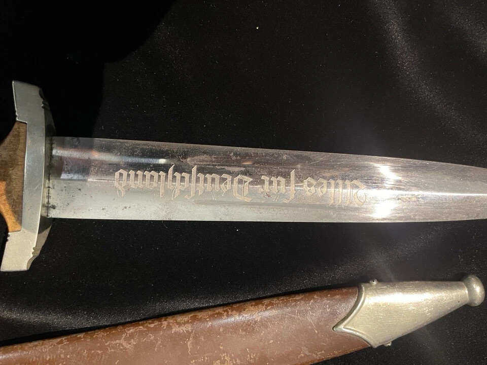 WW2 SA DAGGER - E. P. & S. SOLINGEN - Ernst Pack & Sohne Makers Mark ...