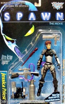 SPAWN THE MOVIE - MELINDA CLARKE (XENA) AS JESSICA PRIEST FIGURE + MAGS ...