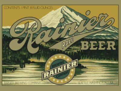 Rainier Pale Beer of Seattle, WA NEW Metal Sign 24"x30" USA STEEL XL ...