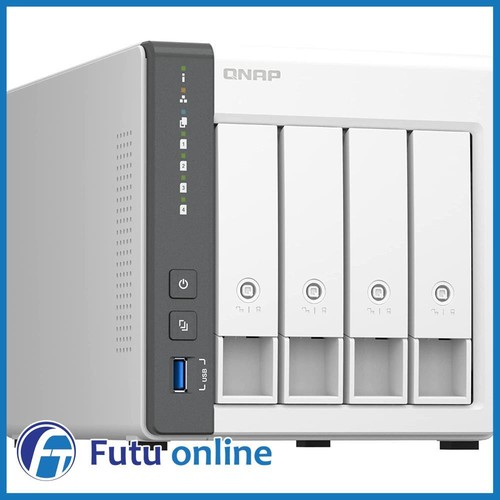 Qnap TS-433-4G 4 Bay Diskless NAS Storage System Enclosure ARM Cortex ...