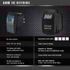 BLUE Laser Etched LED Rocker Switch Dual Light 20A 12V ON OFF - REAR ...