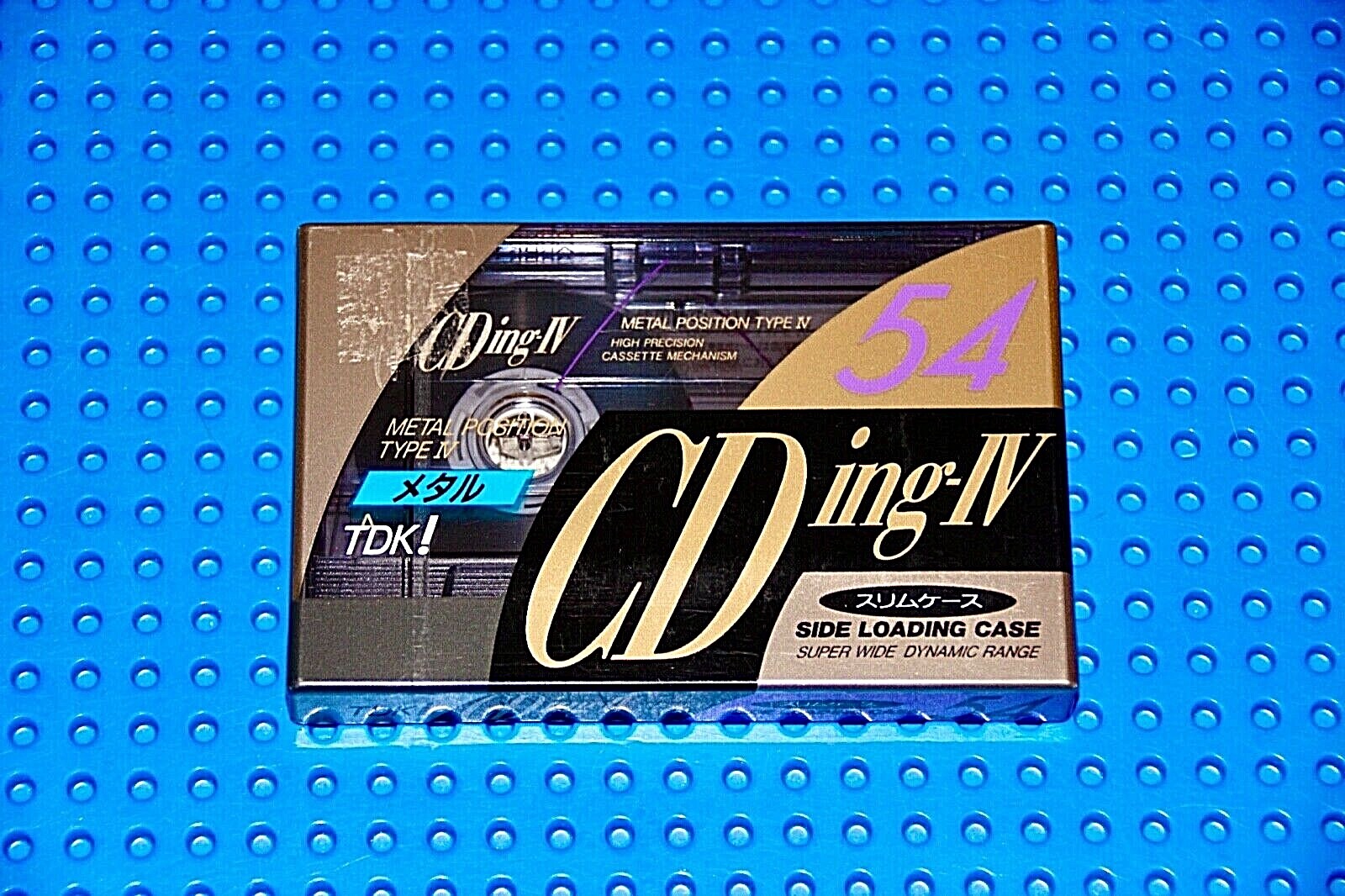 TDK CDing IV 54 1992 JAPAN TYPE IV BLANK CASSETTE TAPE (1) (SEALED) | eBay