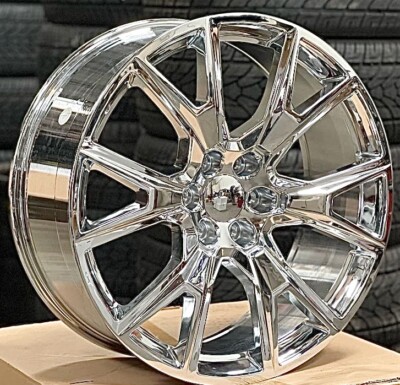 24” Chrome 5944 OE Replica SDZ Wheels fits 2024 Cadillac Escalade ...