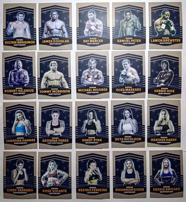 ALL WOMEN BOXING CHAMPIONS 2025 Cards Set PRICE FOR 1x CARD no send to ...