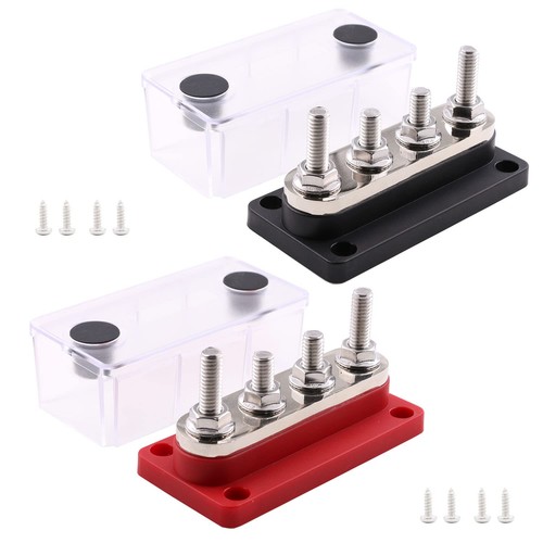 Bus Bar Copper 12V-48V Busbar 300A with 4X 5/16" Posts Terminals ...