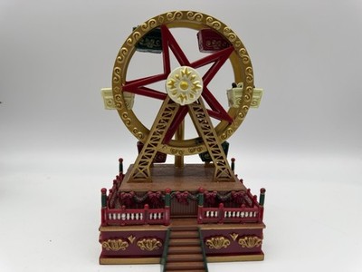 Mr. Christmas 5" Miniature Musical Music Carnival Ferris Wheel Figurine ...