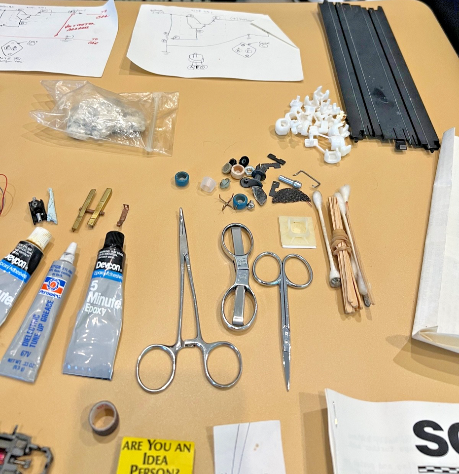 Rare Vintage HO Slot Car Racing Technician's Toolbox SCHOR Master ...