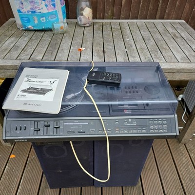 SHARP SG-500E HIGH FIDELITY AUTOMATIC STEREO MUSIC CENTRE | eBay UK