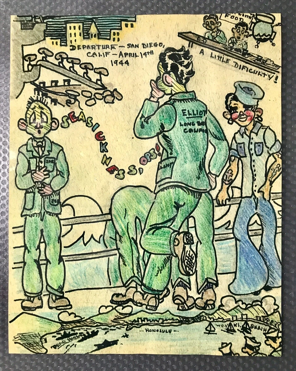 Cartoon Marine Soldier