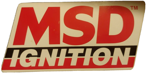 Vintage MSD Ignition Bumper Sticker Decal 8" x 3.5" | eBay