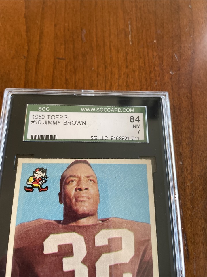 1959 Topps Football #10 Jimmy Brown SGC 7 | eBay