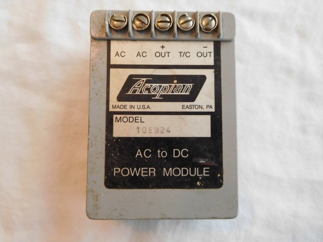 Acopian 120vac to 10vdc Power Supply Module 10EB24 for sale online | eBay