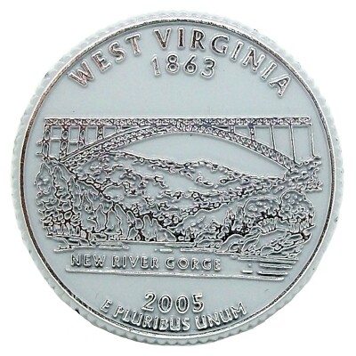West Virginia State Quarter Fridge Magnet | eBay