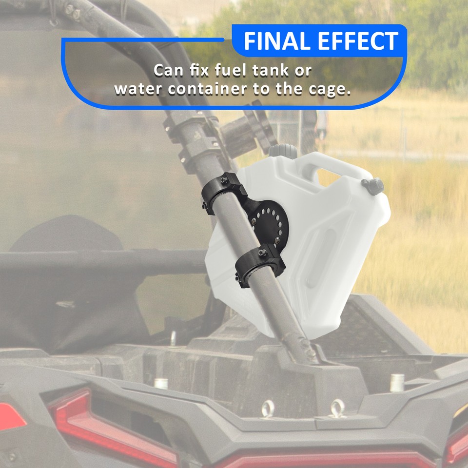 Gas Can Mount Gas Tank Cans Holder For Polaris RZR Can Am Maverick X3 ...