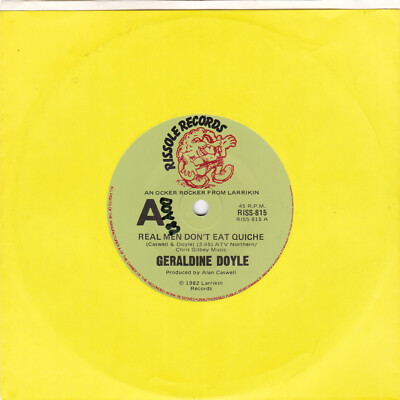 Geraldine Doyle – Real Men Don't Eat Quiche - 7" single | eBay